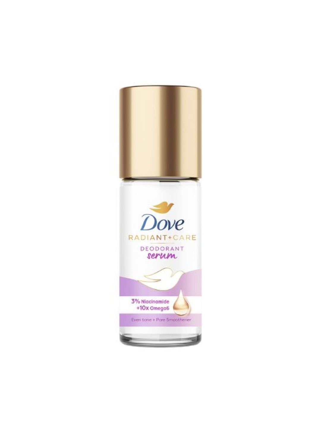 Dove Radiant + Care Deodorant Serum Roll-on Pore Smoothener (45ml ...